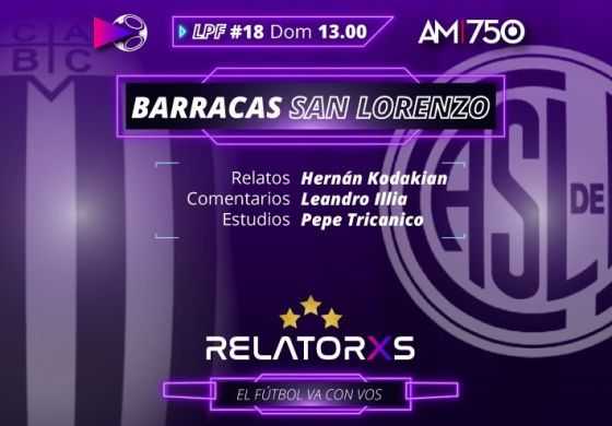 Relatores | La programación del domingo en Relatores